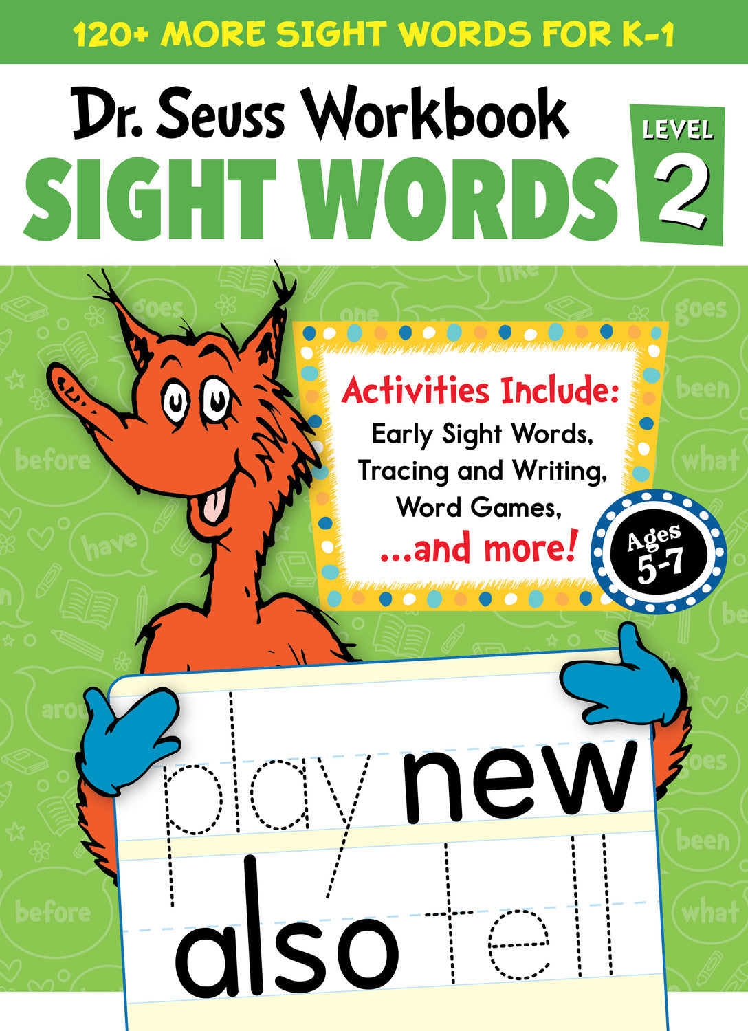 Dr. Seuss Sight Words Level 2 Workbook: A Sight Words Workbook for Kin ...