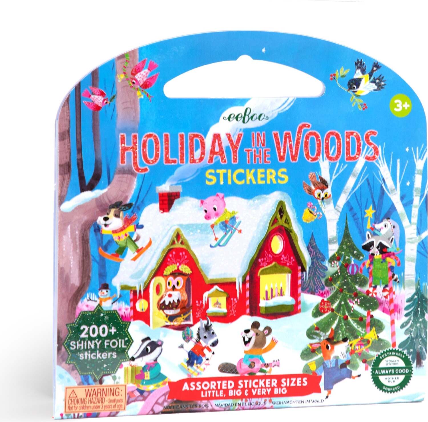 Holiday in the Woods (shiny sticker book) – The Toy Maven