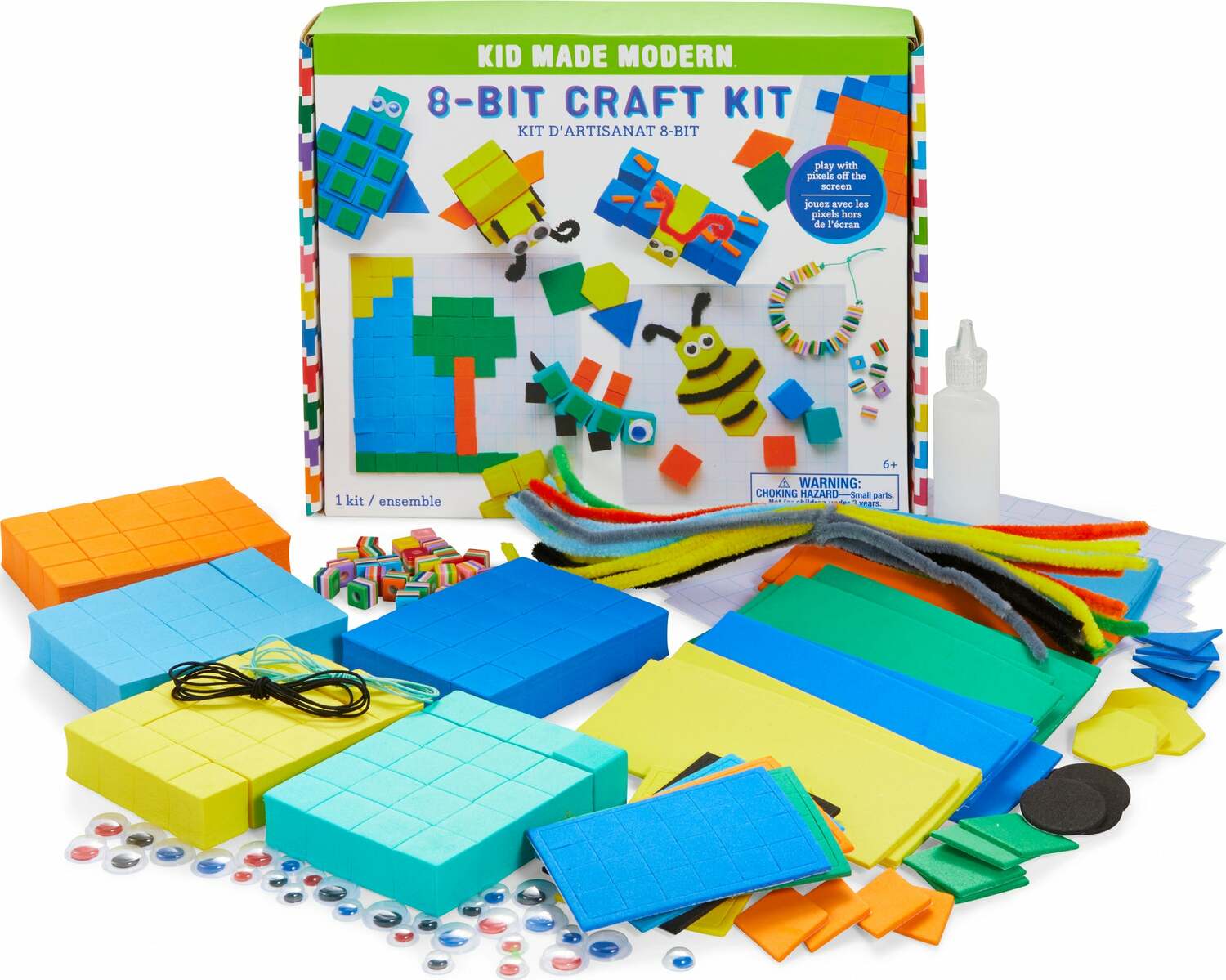 Kid Made Modern 8-Bit Craft Kit – The Toy Maven