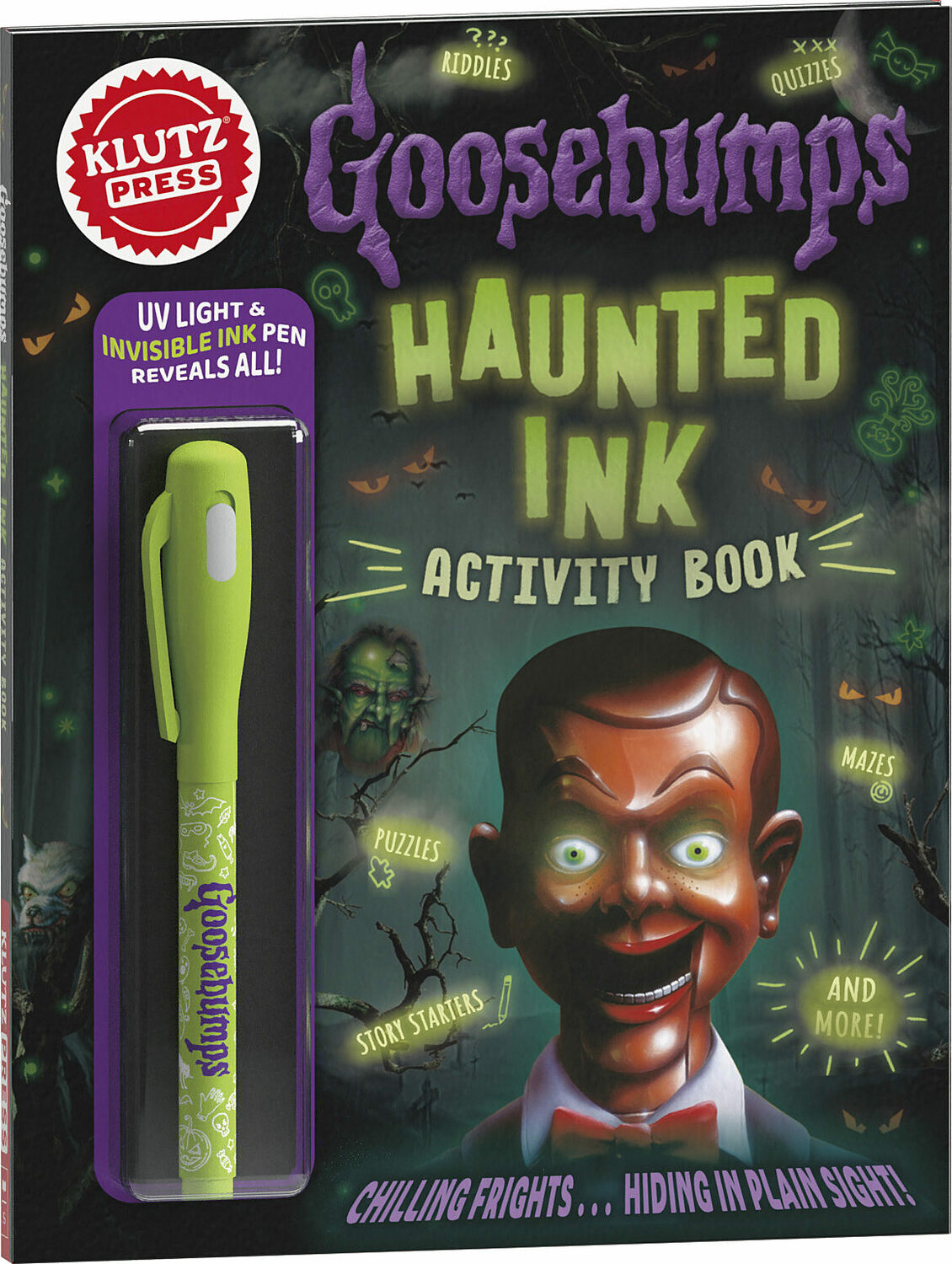 Goosebumps Haunted Ink Activity Book – The Toy Maven