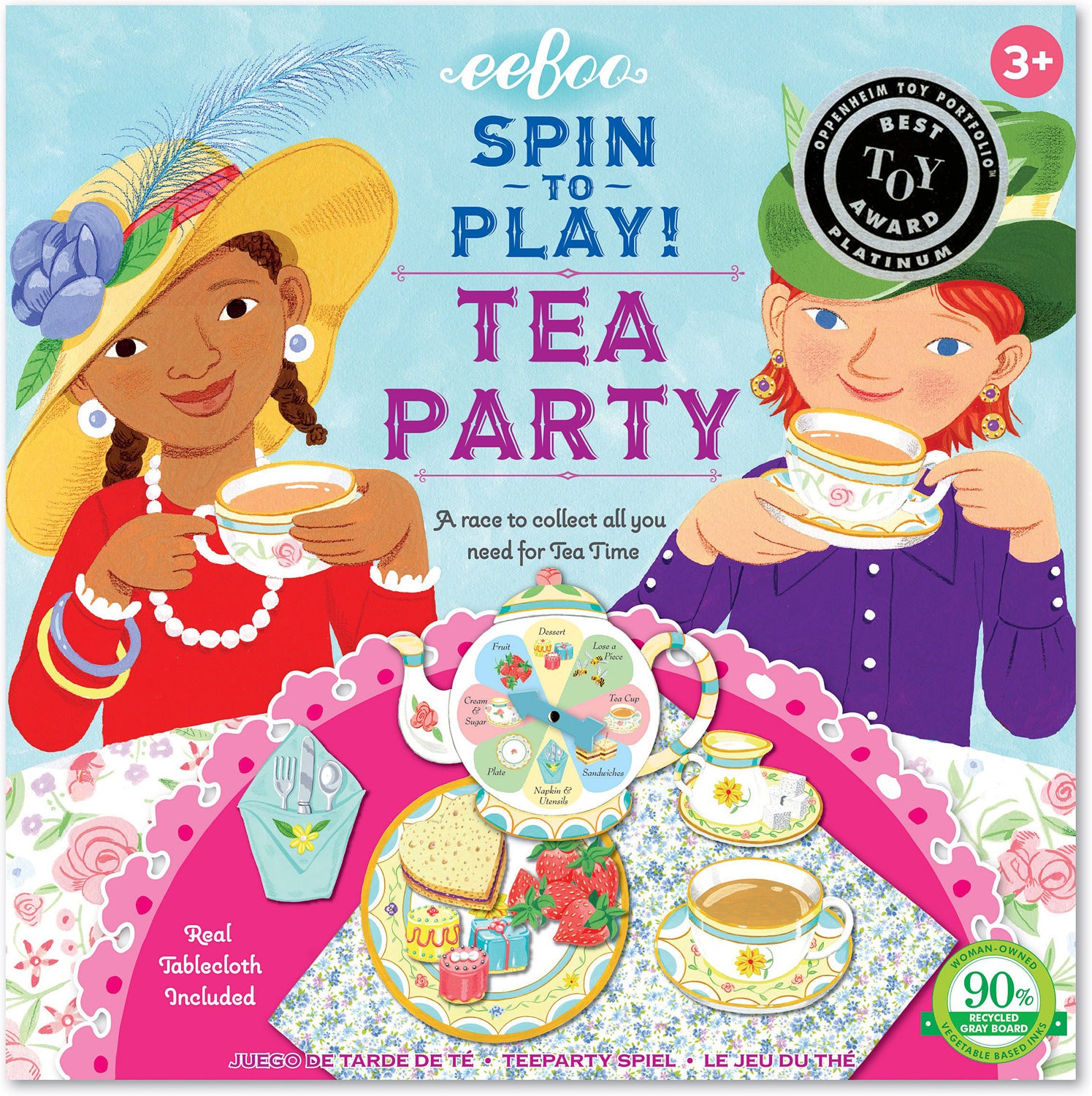Tea Party Spinner Game – The Toy Maven