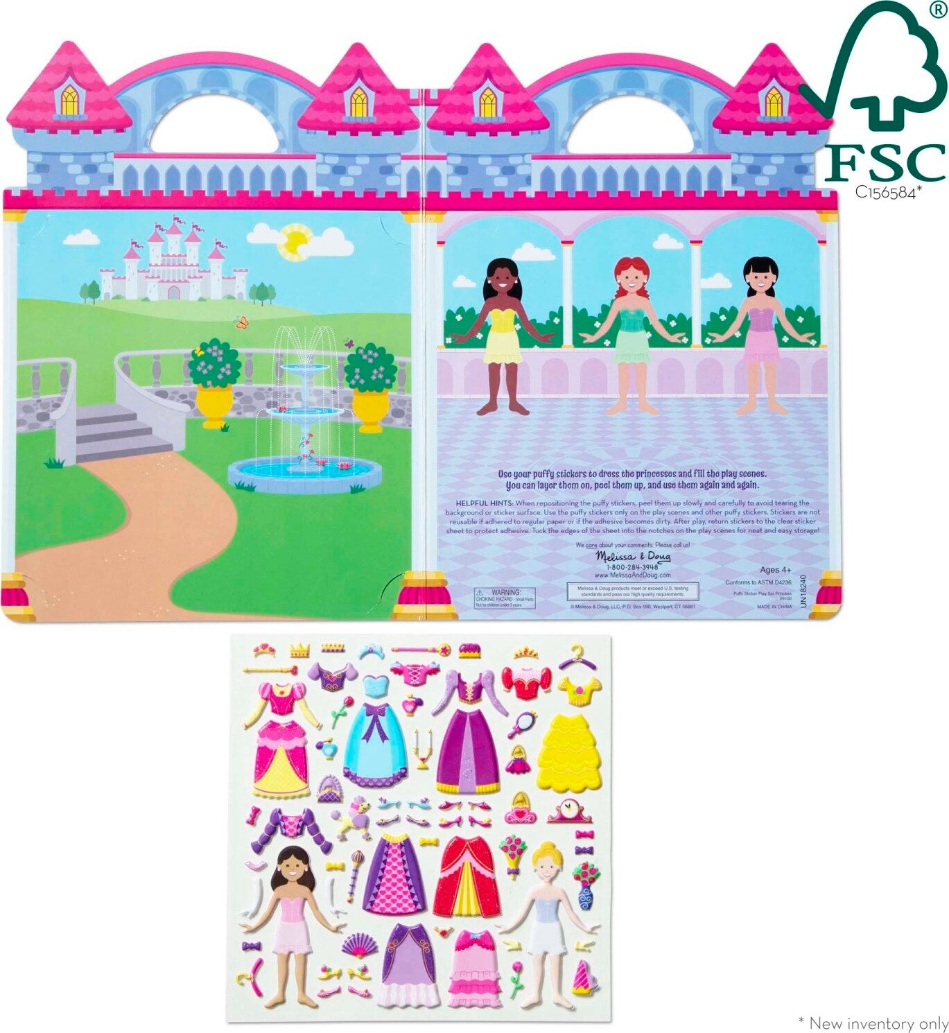 Puffy Stickers Play Set: Princess – The Toy Maven