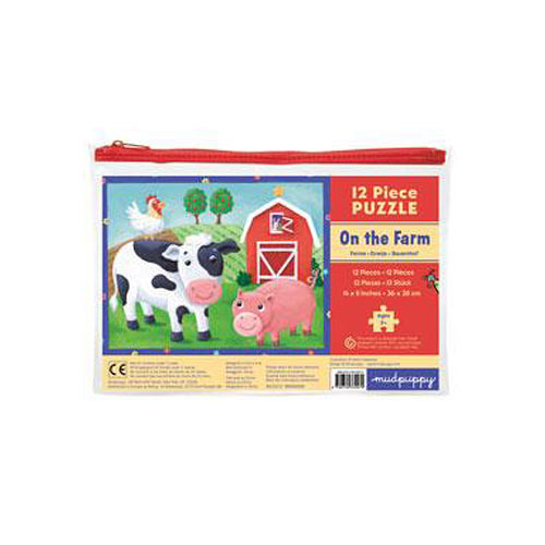 On the Farm 12 Piece Puzzle – The Toy Maven