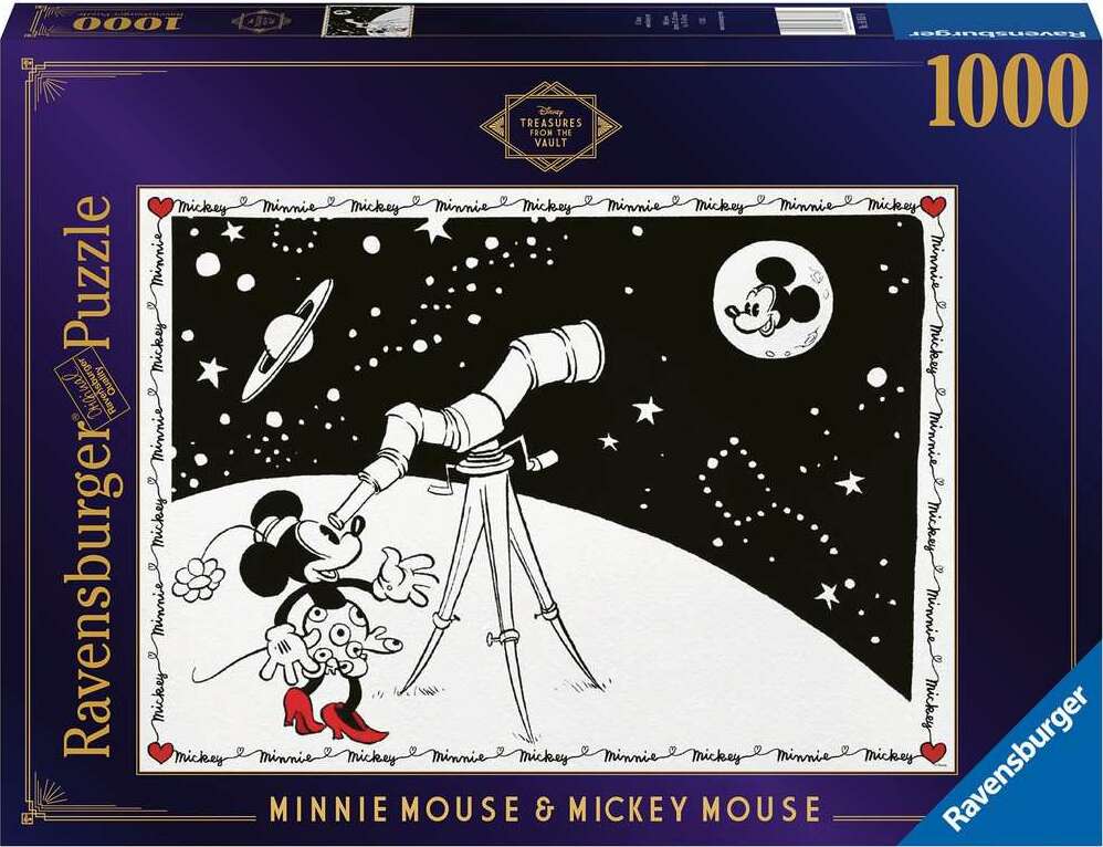 Disney Vault: Minnie Mouse & Mickey Mouse (1000 pc Puzzle) – The Toy Maven