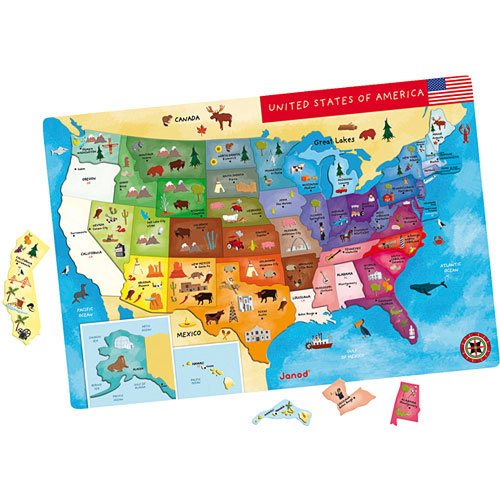 Magnetic USA Map – The Toy Maven