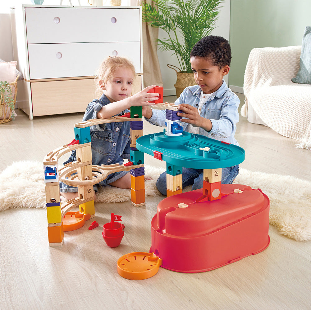 Quadrilla Stack Track Bucket Set – The Toy Maven