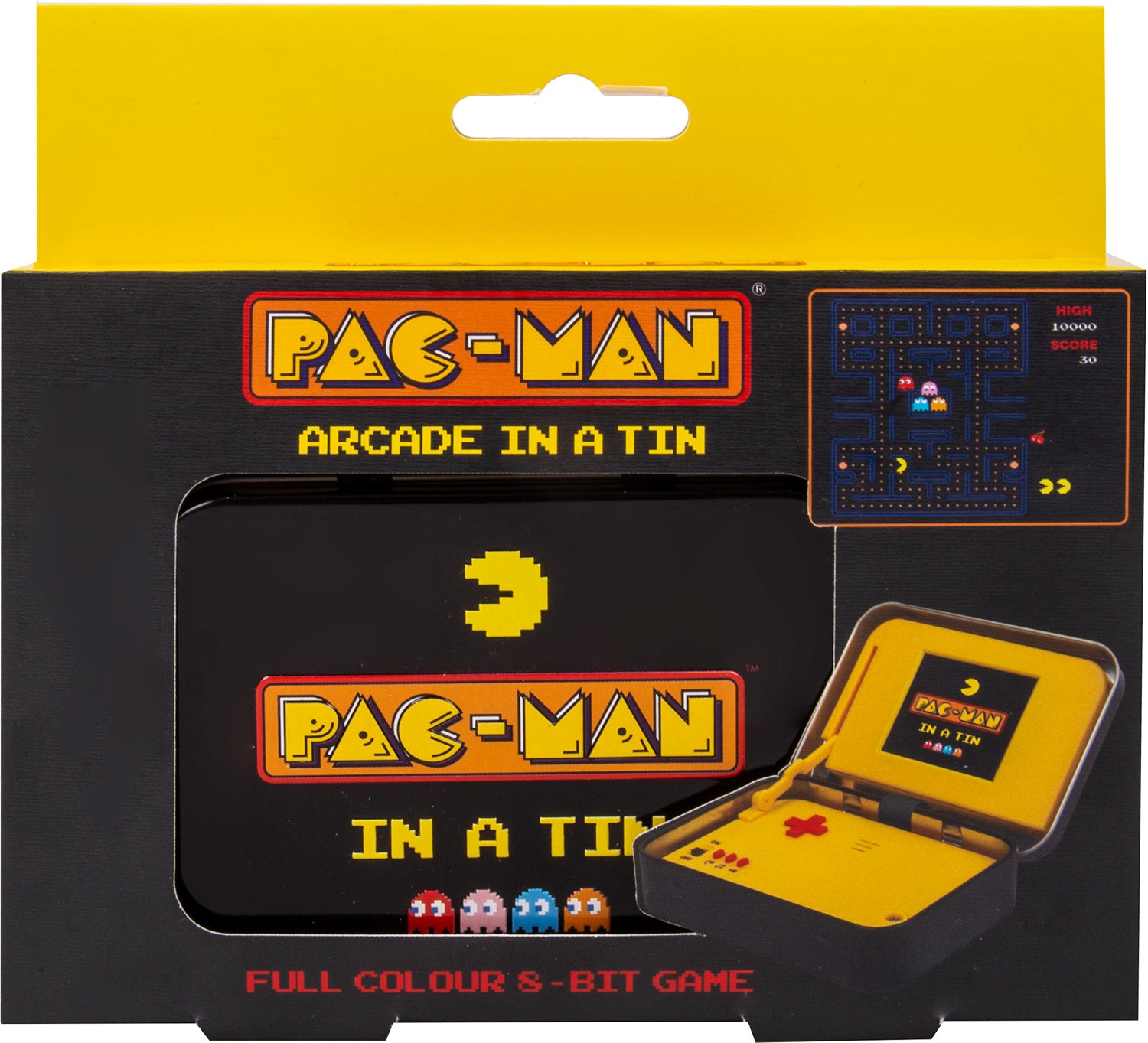 Pacman Arcade in a Tin – The Toy Maven